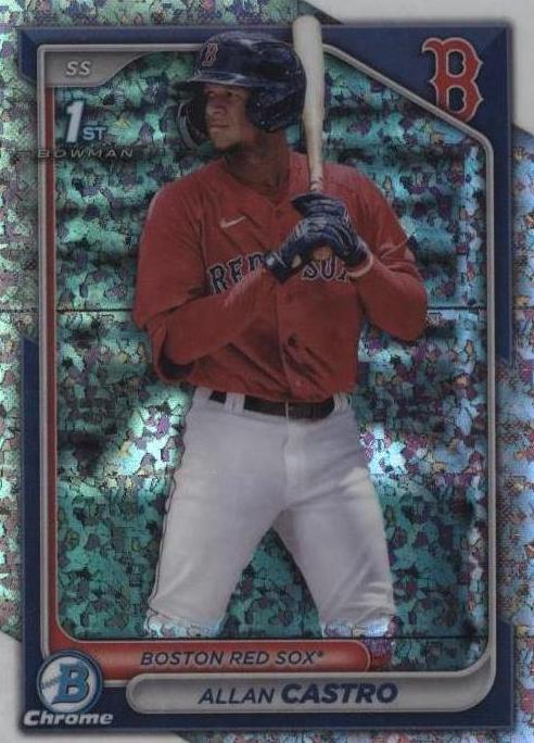 2024 Bowman - Chrome Prospects Allan Castro #BCP-14 Mini-Diamond ...