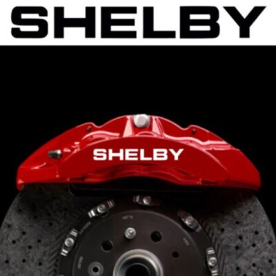 Shelby Brake Caliper Decal High Temp Ford Mustang Sticker Vinyl | eBay