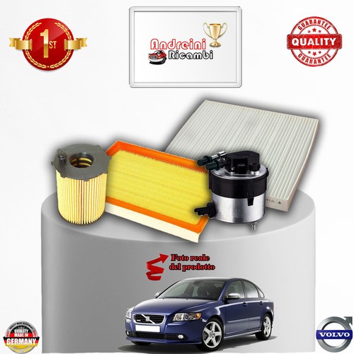KIT TAGLIANDO 4 FILTRI VOLVO S40 II 1.6 D 80KW 110CV 2005 -> 2007 | eBay