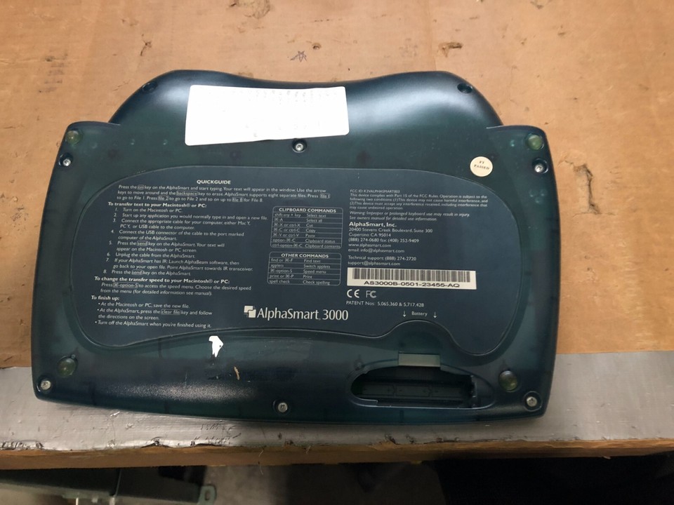 AlphaSmart 3000 Portable Digital Word Processor Typewriter | eBay