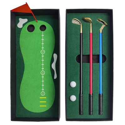 Golf Putter Pen Pen Kit Table Golf Game Alloy Fashion Game Toys Golf ...
