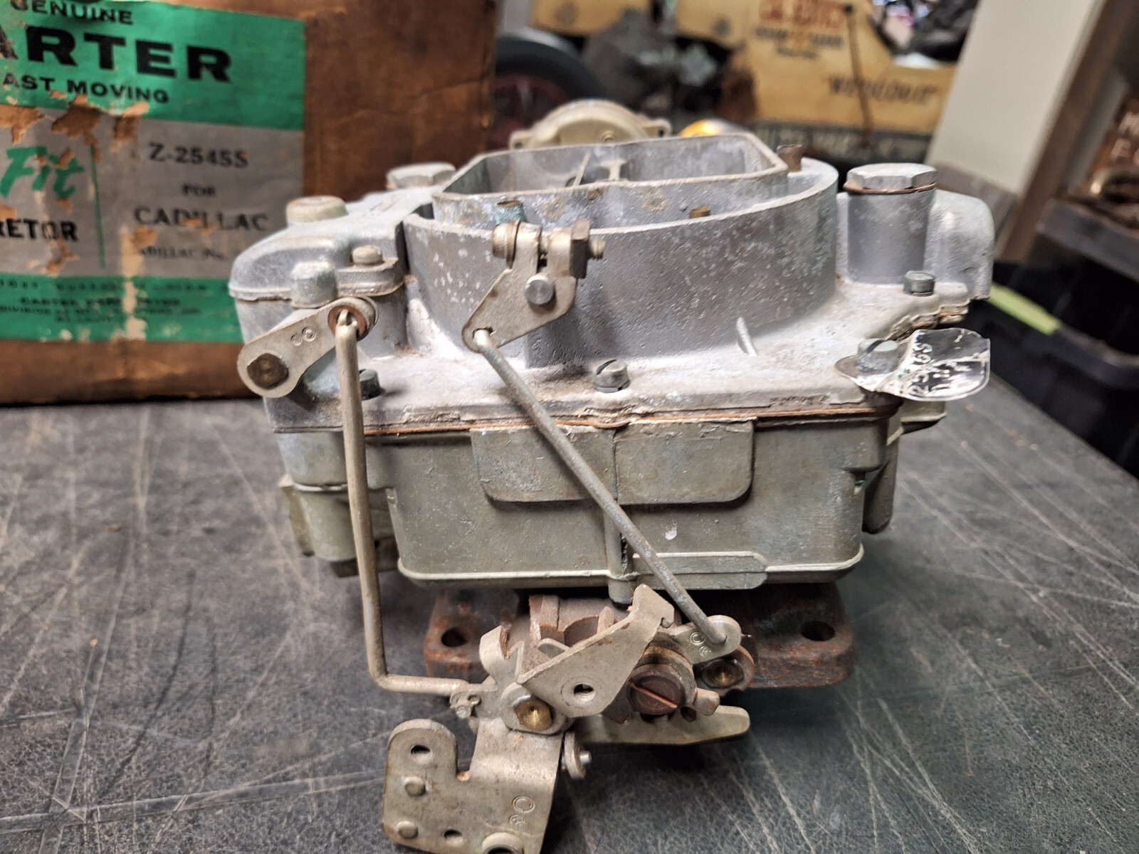 1956 Cadillac WCFB 4 Barrel Carter Carburetor Carb 1x4 2545S New In The ...
