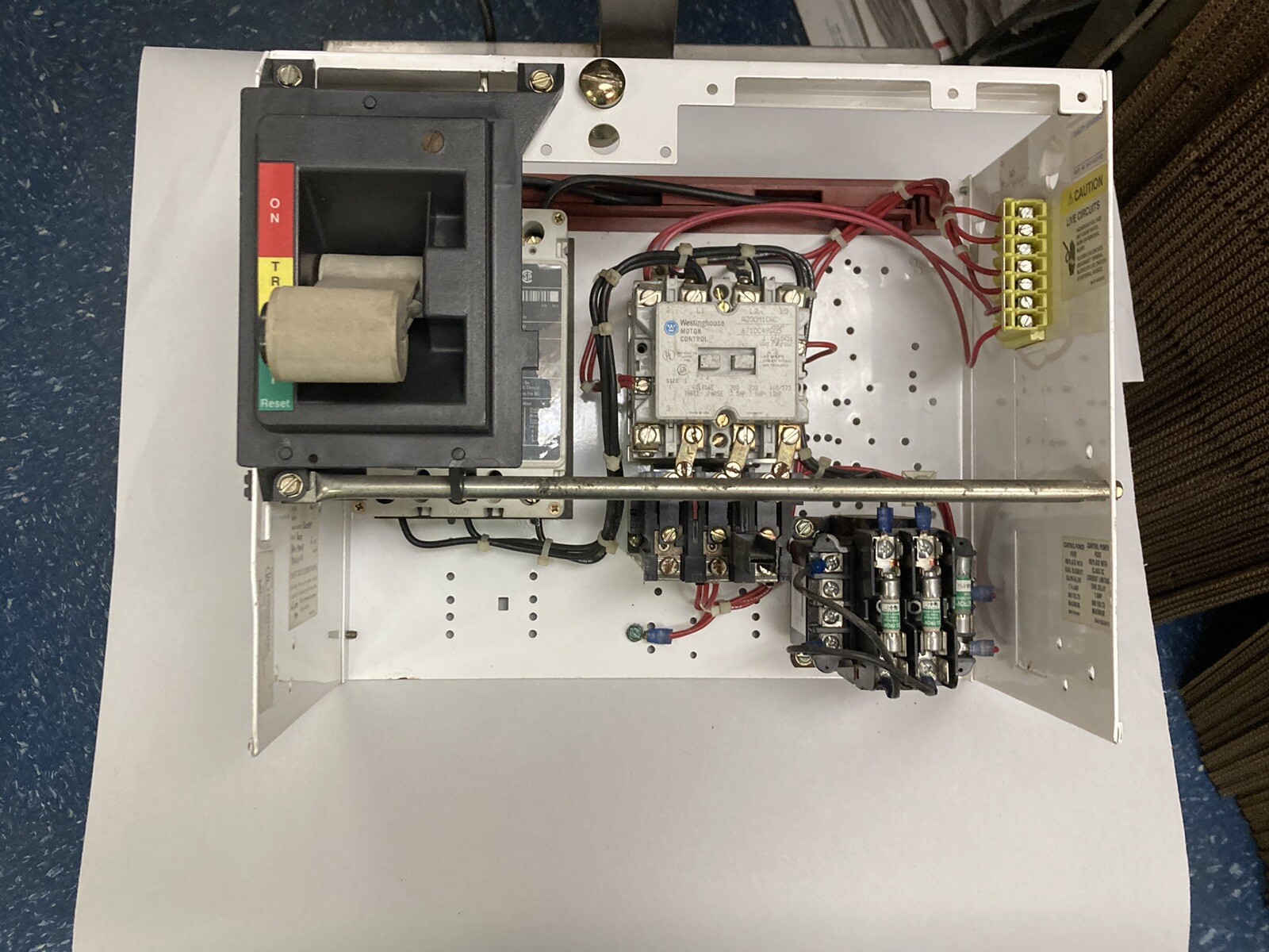 Westinghouse,Size 1,12 INCH 3-Phase MCC Starter Bucket 15 Amps | eBay