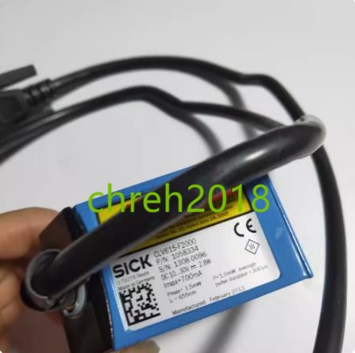 1 PCS SICK barcode reader with side lens single line laser CLV615-F2000 ...