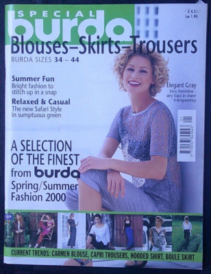 Burda Magazine Special- English with uncut patterns all styles at a ...