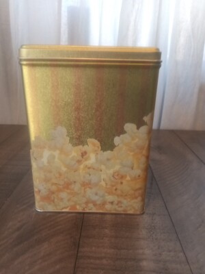 Gold Popcorn tin | eBay