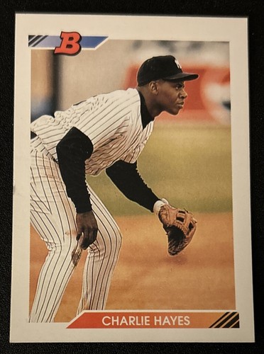 1992 Bowman Charlie Hayes Baseball Card #147 Yankees 3B VGEX O/C | eBay