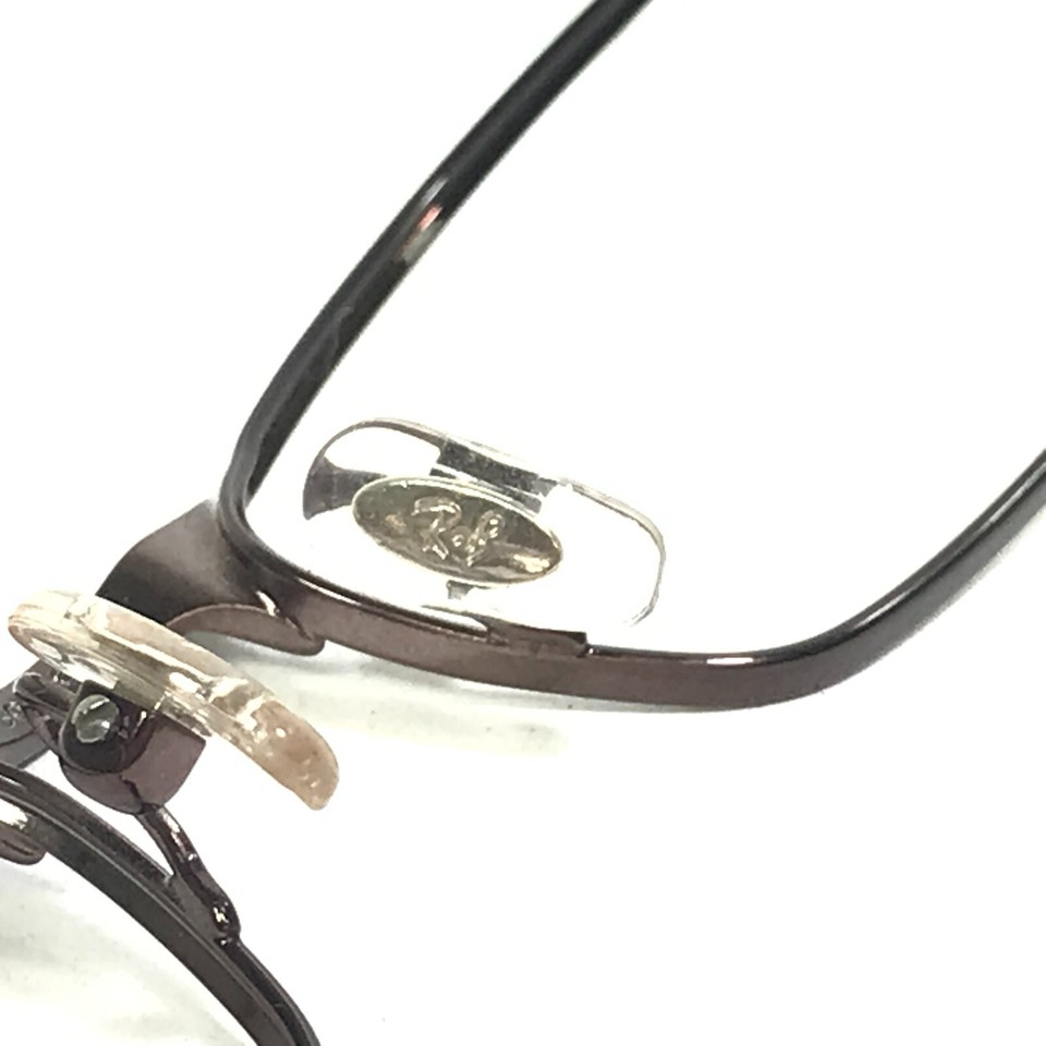 Ray-Ban Eyeglasses Frames RB 6067 2511 Brown Tortoise Blue Rectangular ...