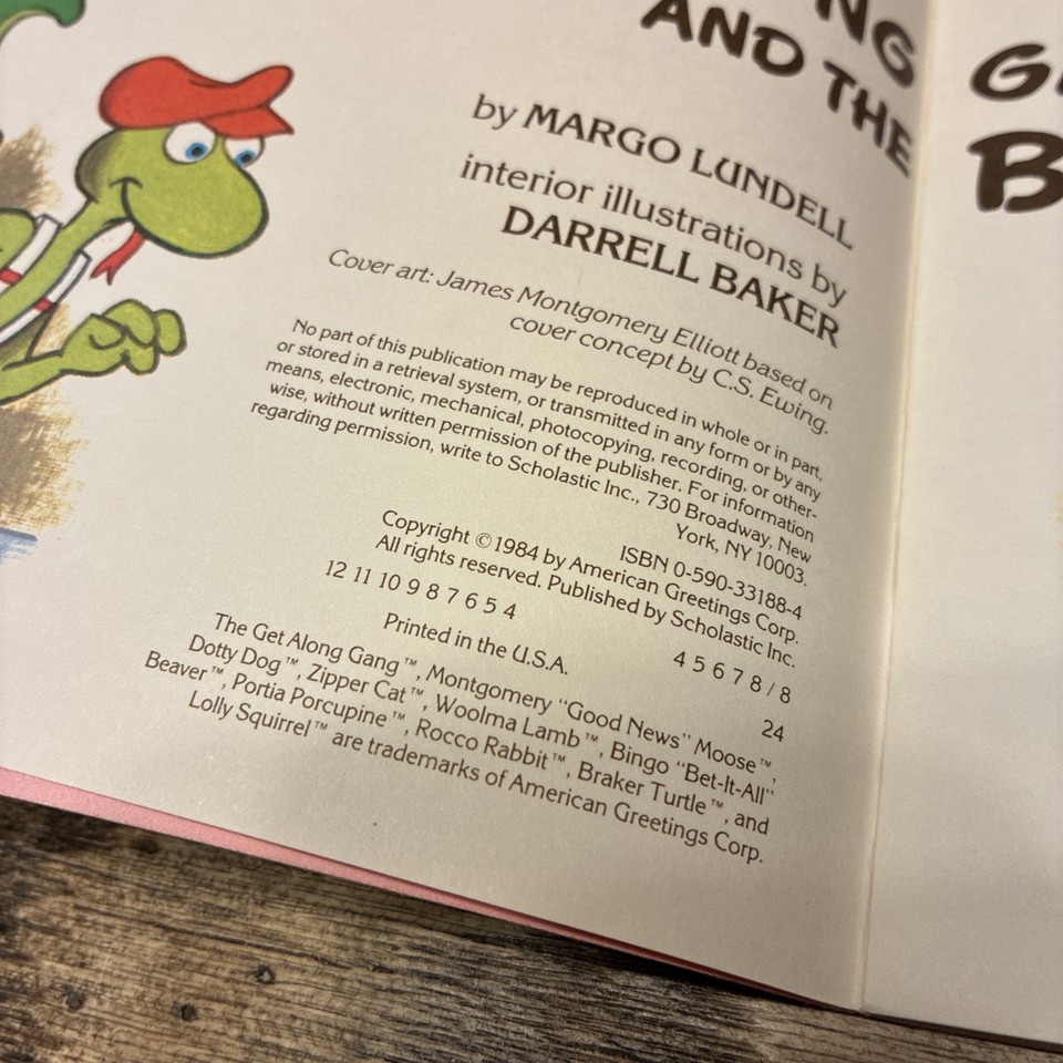 The Get Along Gang And The Big Bully, 1984 Book Only, Margo Lindell ...