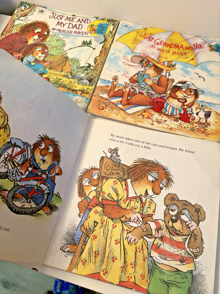 Vtg Golden Little Critter Books Mercer Mayer Just Me And... Lot of 4 | eBay