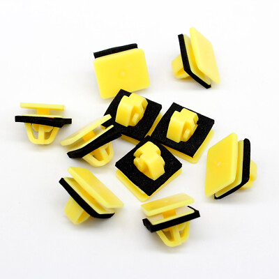 10x Rocker Panel Moulding Retainer Clip with Sealer For Hyundai 87758 ...