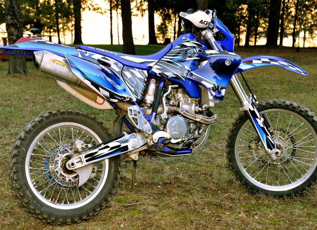 WR250F WR400F WR426F Graphics decal sticker kit 1998 - 2002 #2500-Blue ...