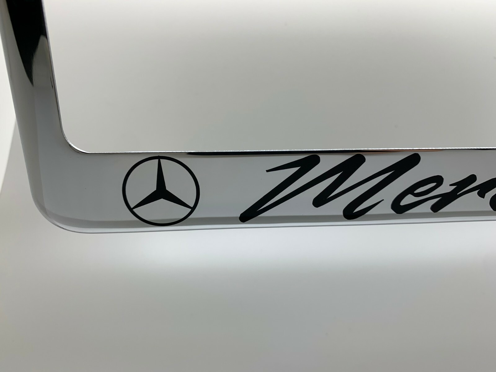 Mercedes License Plate Frame - Custom Made of Chrome Plated Metal | eBay