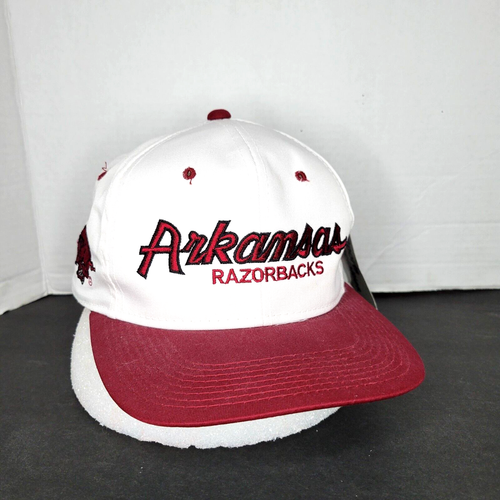 Vintage Sports Specialties Arkansas Razorbacks Snapback Hat Laser NCAA ...