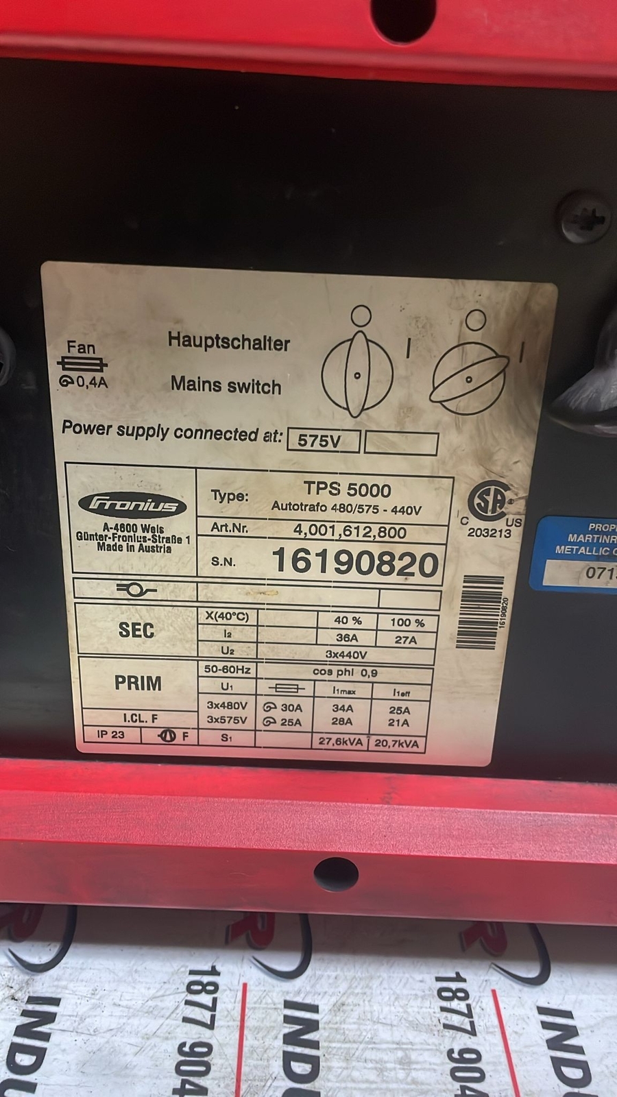 FRONIUS TPS 5000 CONTROL | eBay