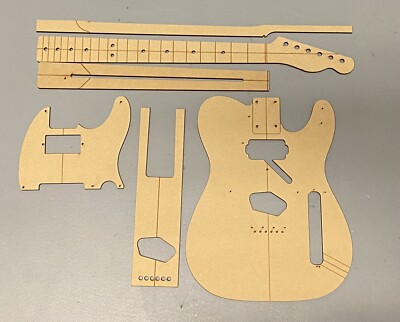 Classic Telecaster Complete Luthier Routing/Building Templates w ...