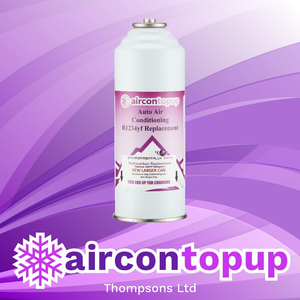 Car AC Aircon R1234YF Air Con Air Conditioning Top Up Refill Regas DIY ...