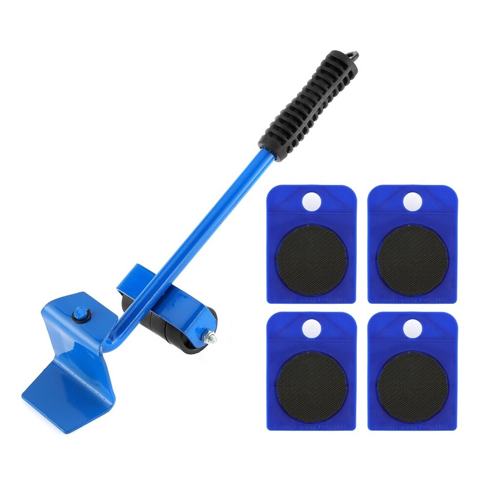 Heavy Duty Furniture Lifter Moving Transporting Slider Wheel Bar Roller ...