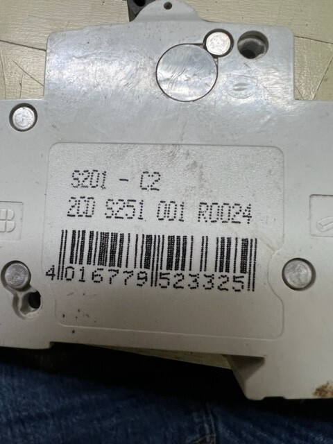 ABB S201-C2 Circuit Breaker (LOT OF 5) | eBay