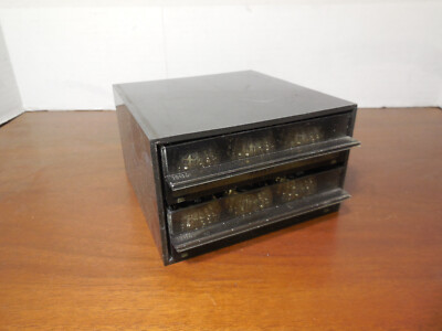 15 Piece Lot IBM Selectric Typewriter Font Balls w/ Storage Case ...