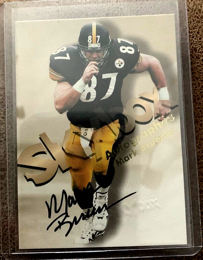 MARK BRUENER 1998 SKYBOX AUTOGRAPHICS AUTOGRAPH AUTO! STEELERS!! | eBay