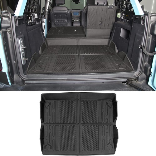 Rear Trunk Mat Cargo Liner TPE Rubber Floor Mat For 2021-2023 Ford ...