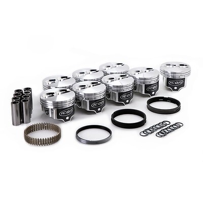 Icon Pistons IC864.017 - Bbf Fe Ft Piston Set 4.233 Bore -4.5Cc ...