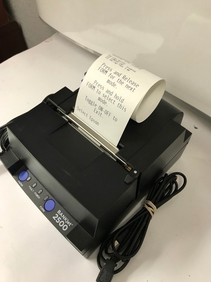 TransAct Ithaca BANKjet 2500 Inkjet Printer BJ2500 | eBay