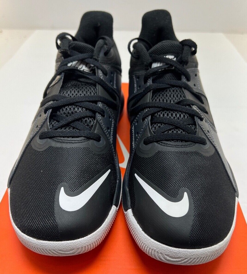 Nike FLY BY MID Men's Black / White Basketball Shoes CD0189-001 New ...