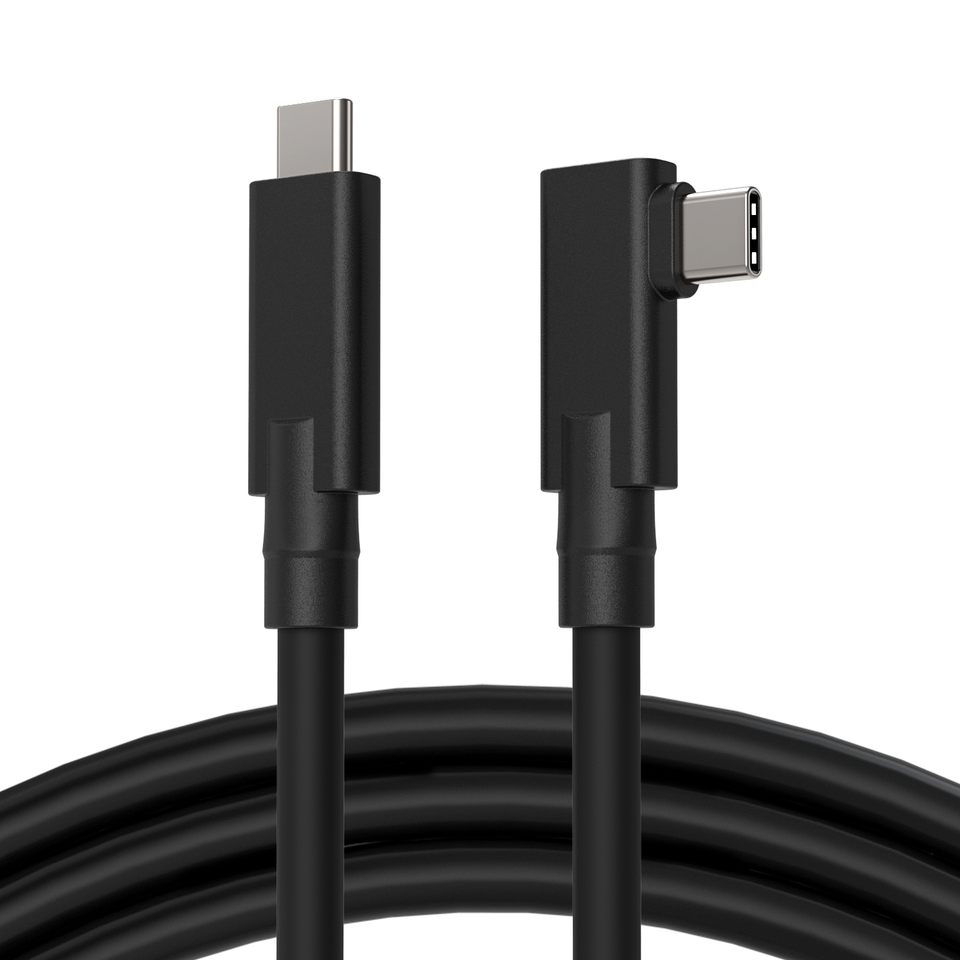 16ft Link Cable for Meta Quest 3 Oculus Quest 2 USB-C to C Right Angle ...