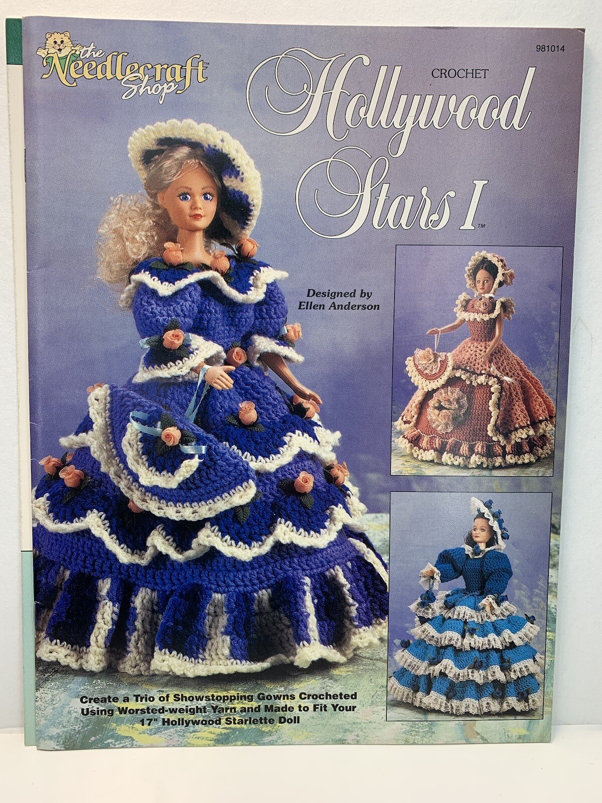 Hollywood Stars I and II - Crochet 17" Starlette Doll Gowns Pantaloons ...
