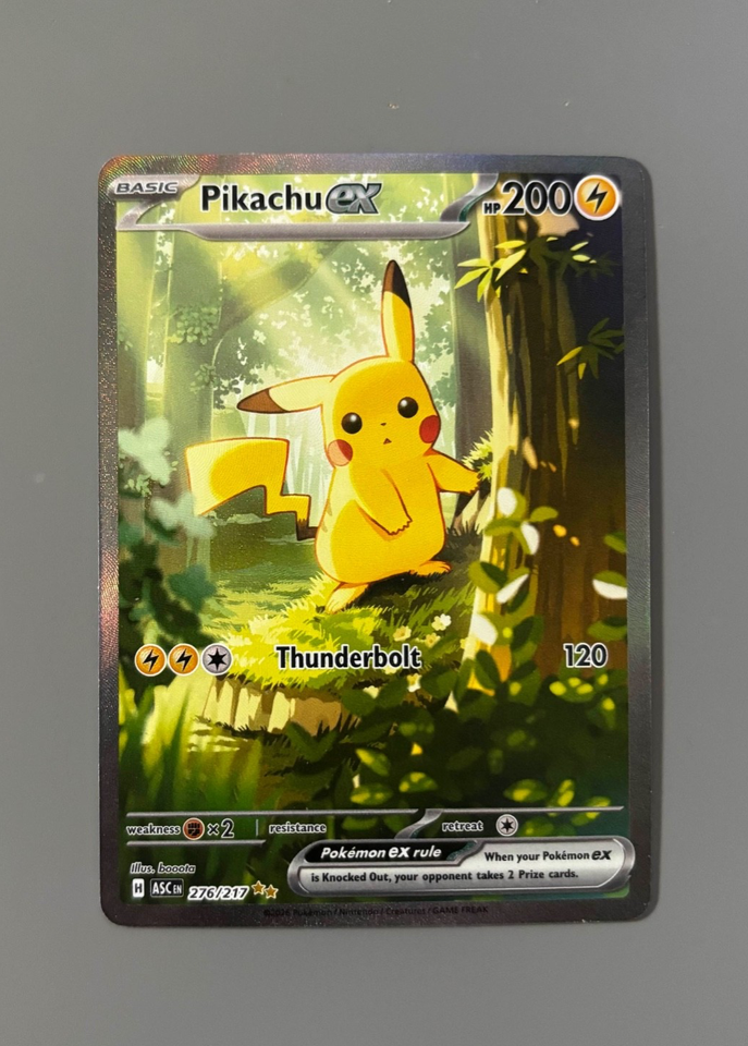 [NEAR MINT] Pikachu EX ⚡️ 276/217 SIR - Ascended Heroes - IN HAND! | eBay
