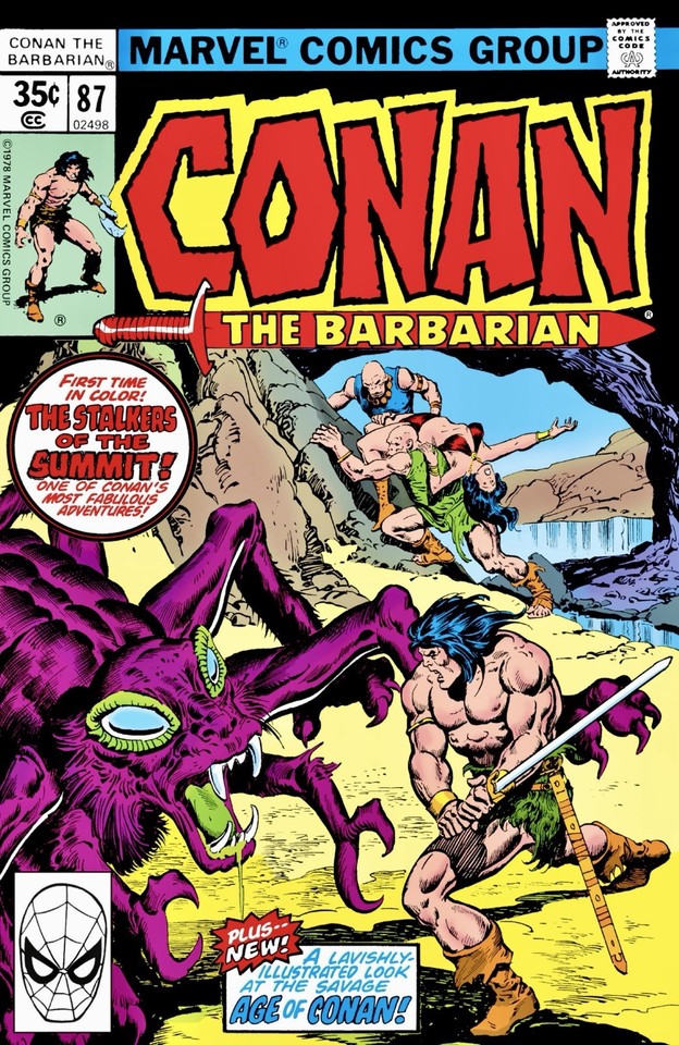 * CONAN THE BARBARIAN VOL 1 #87 * Comic Cover, Multiple sized Poster ...