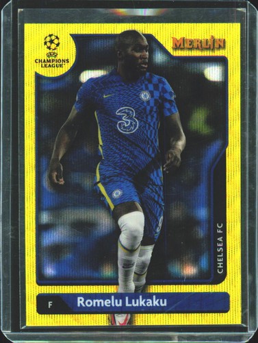 2022 Topps Merlin Romelu Lukaku /225 yellow wave | eBay