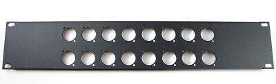 PROCRAFT AFP2U-16X-BK 2U 16 ga. Formed Aluminum Rack Panel w/ 16 "D ...