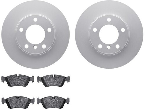 For 1991-1998 BMW 318is Brake Pad and Rotor Kit Front Dynamic Friction ...