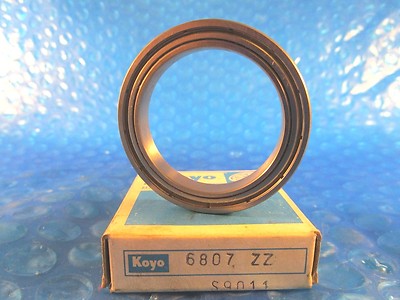 KOYO 6807 ZZ, Single Row Radial Bearing, (2Z, SKF, NSK, 61807) | eBay
