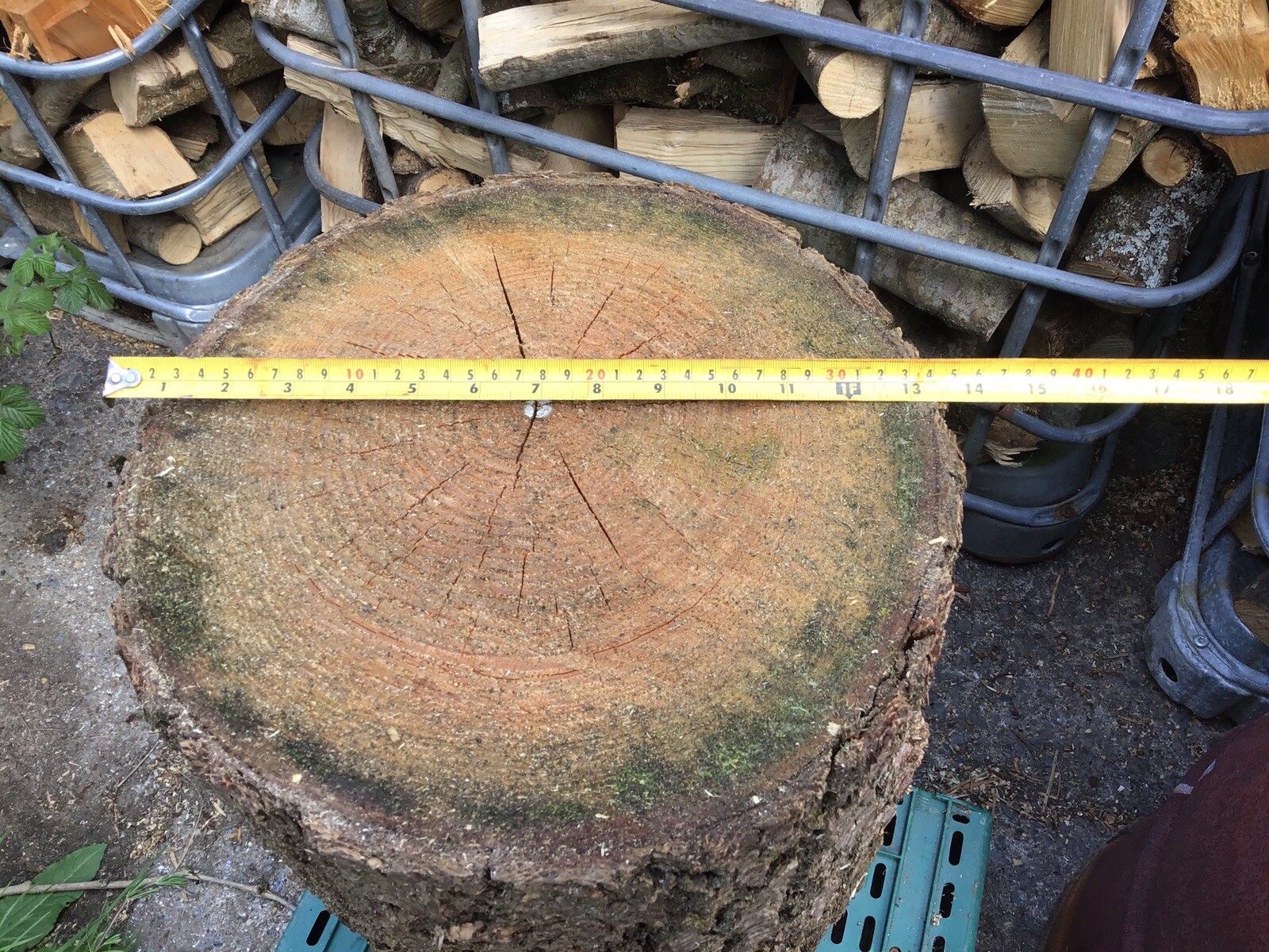 Chopping Log splitting Block for Firewood & Logs Stool Weddings | eBay UK