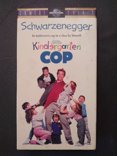 Kindergarten Cop (VHS, 1991) Video Cassette Tape RARE! 96898105132| eBay