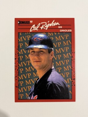Cal Ripken Jr 1990 Donruss ERROR MVP Card #BC18, NM-MT, No Dot After ...