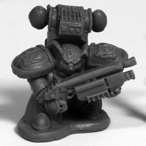 RPG Miniatures Reaper Minis Chronoscope Bones: Space Mousling (Gun ...