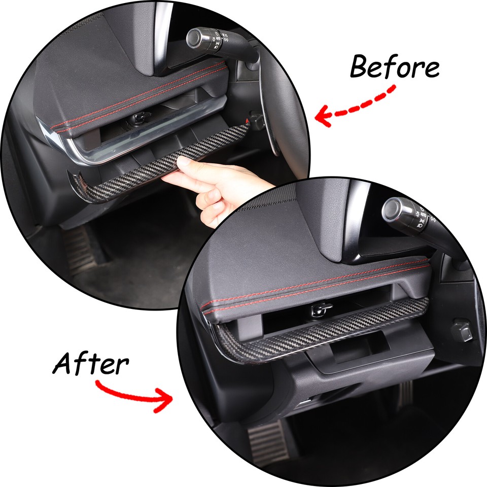 Real Carbon Fiber Interior Trim Cover For C8 Corvette Stingray Z51 Z06 ...