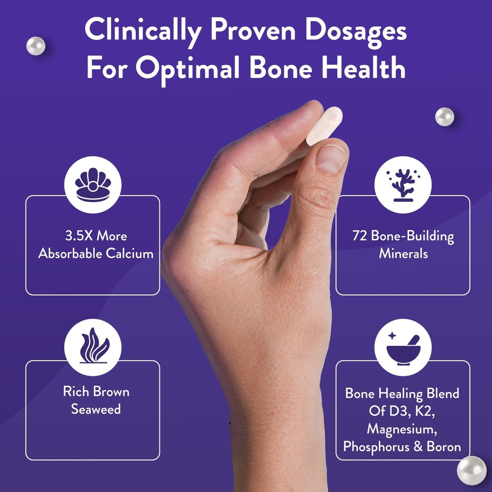 Marine Calcium Bone Density Supplement 3.5X Absorbable Pearl Calcium ...