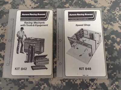 Aurora Racing Scenes Kit 842 and 848 Assembly Instructions for Model ...