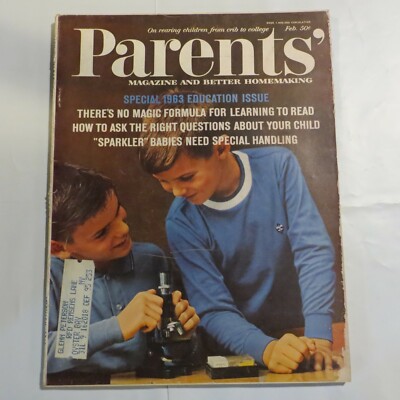 Vintage Parents Magazine February 1963 Special Education Better ...