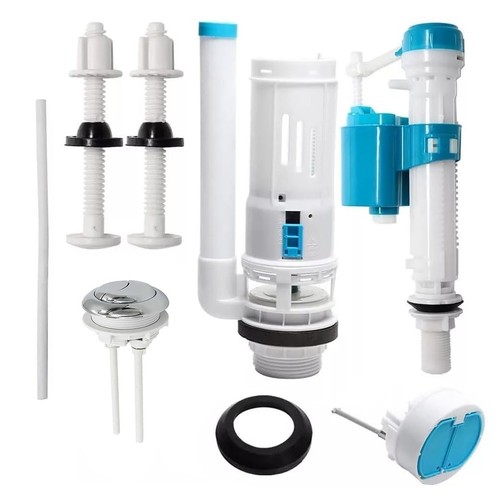 Toilet Flush System Replacement Kit Adjustable Dual Flush Valve for Fit ...