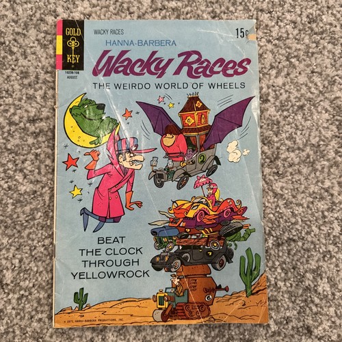 Hanna-Barbera Wacky Races #4 (August 1971) The Weirdo World of Wheels ...