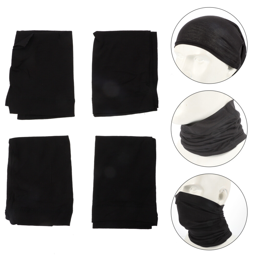 4 Pcs Elastic Headband Wide High Elasticity Turban Women's Hats & Caps ...