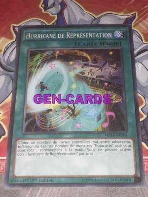 Carte YU GI OH HURRICANE DE REPRESENTATION MP16-FR214 x 3 | eBay
