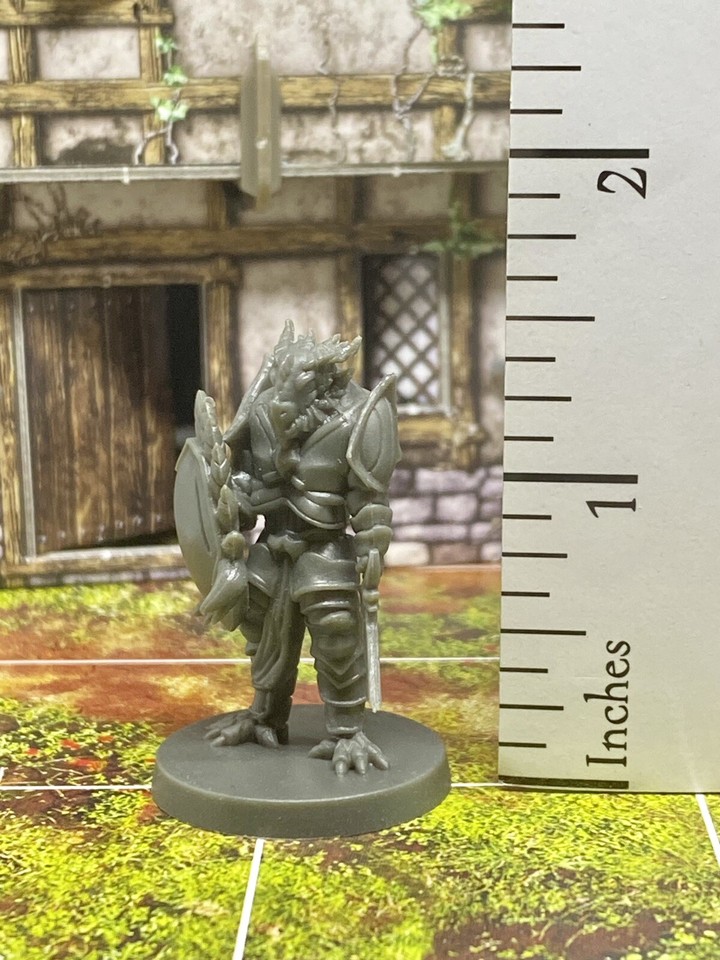 MALE DRAGONKIN WARRIOR - Blacklist Fantasy Series 1 Miniatures - D&D ...